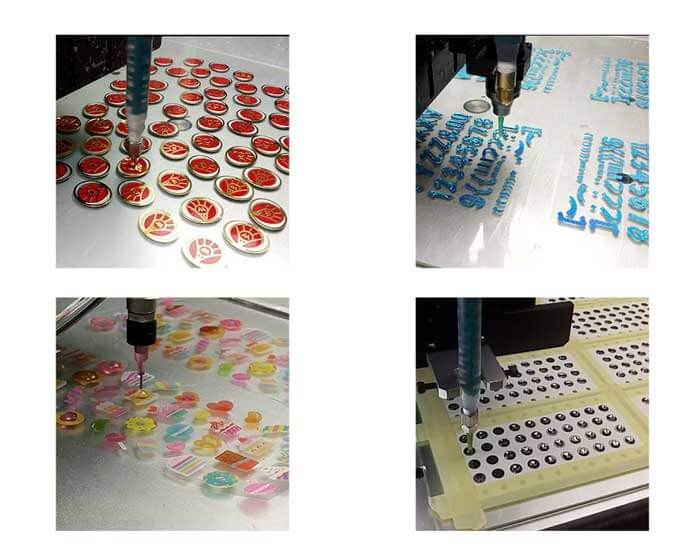 Silicone, Epoxy Resin, PU, AB Glue Sticker Doming Machine - China ...